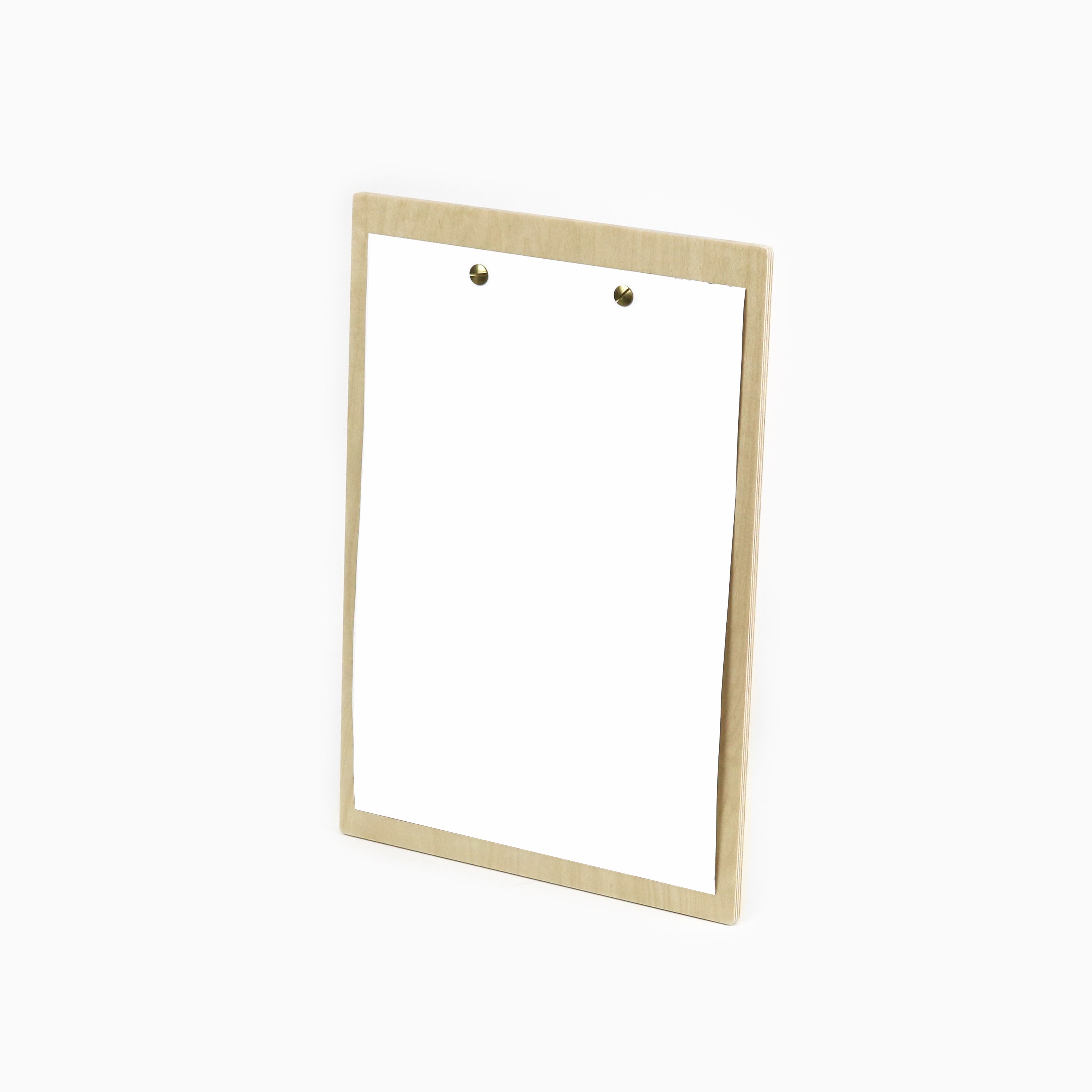 Menu Board A4 with brass fixings