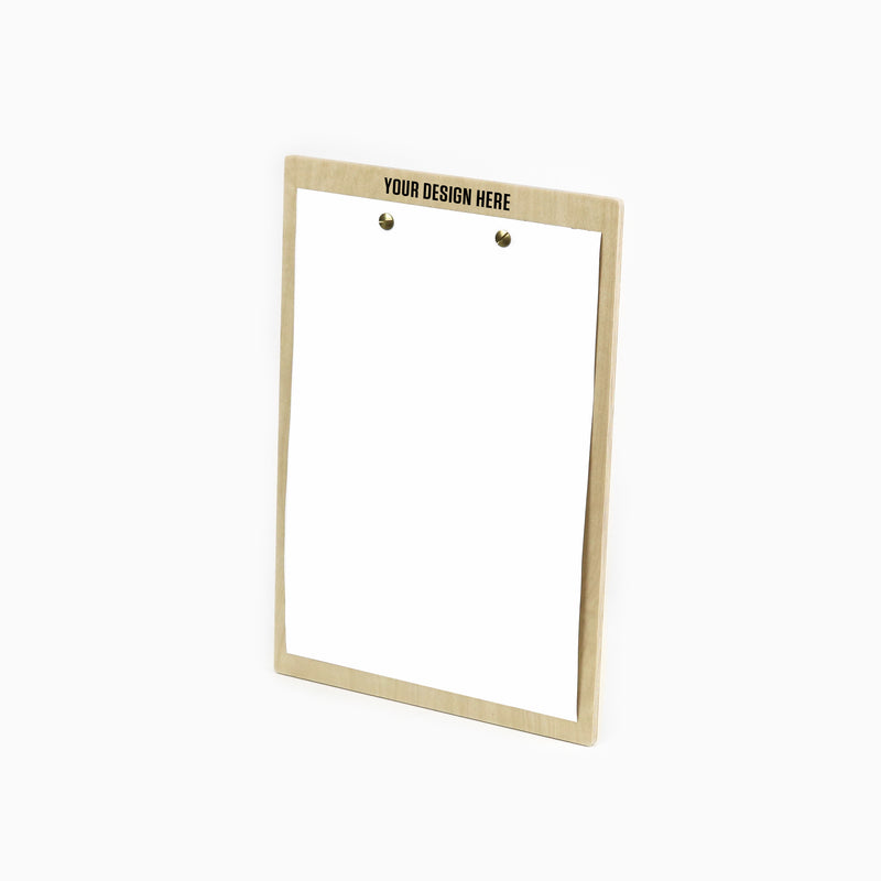 Menu Board A4 with brass fixings